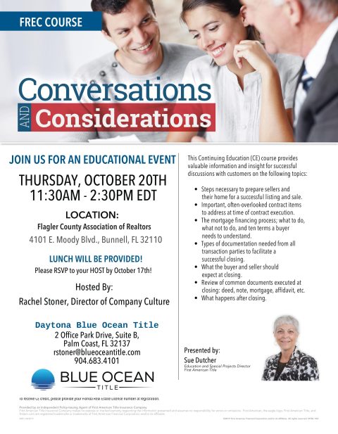 Conversations & Considerations - Jacksonville, Nassau, St. Johns ...